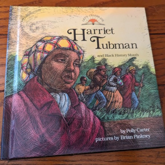 Office | Vtg 199 Lets Celebrate Harriet Tubman Black History Month Book ...